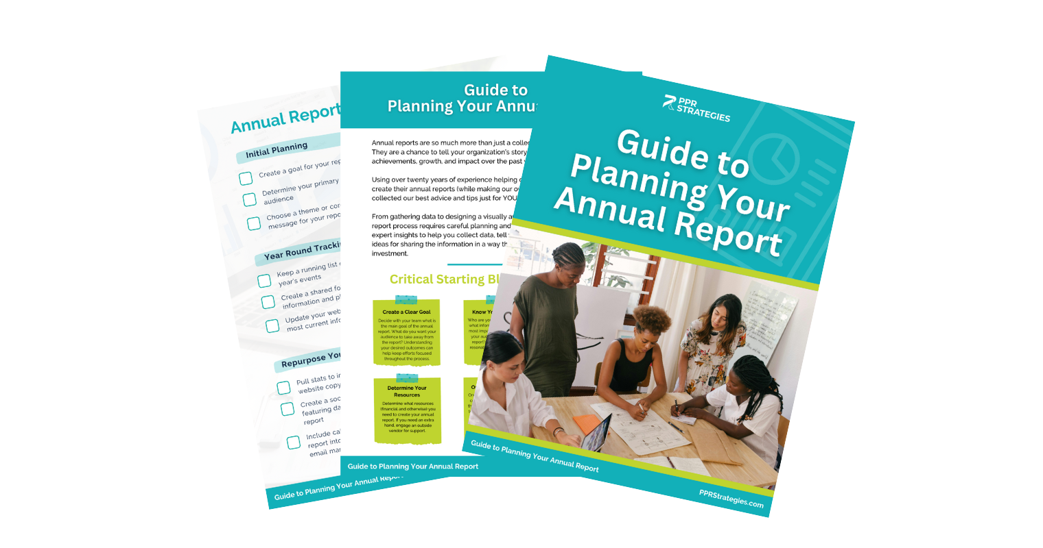 Guide to Planning Your Annual Report - PPR Strategies